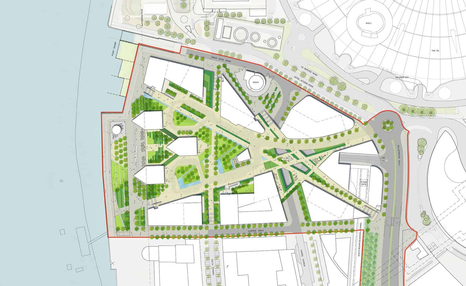 Greenwich Peninsula - Aukett Swanke